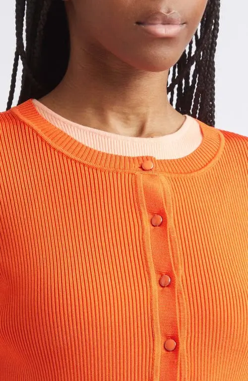 TOCCIN Zoe Crop Fitted Cardigan