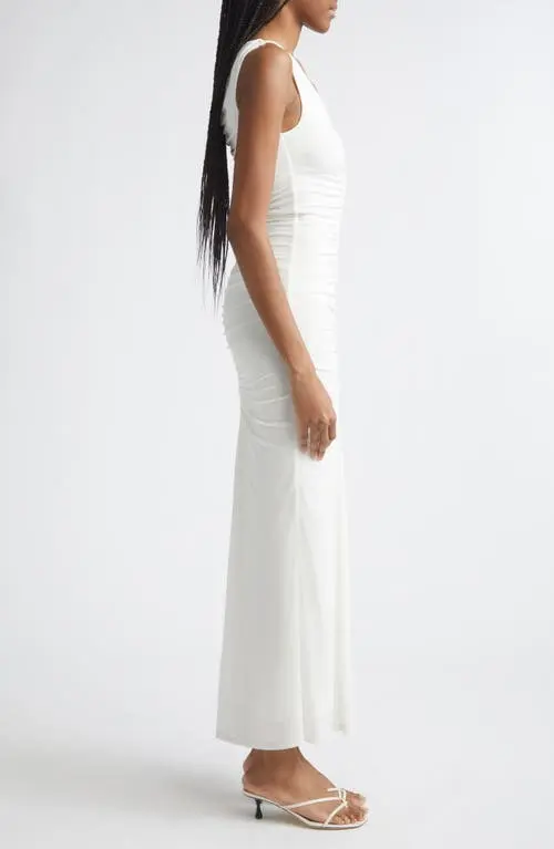 TOCCIN Inez Ruched Sleeveless Dress