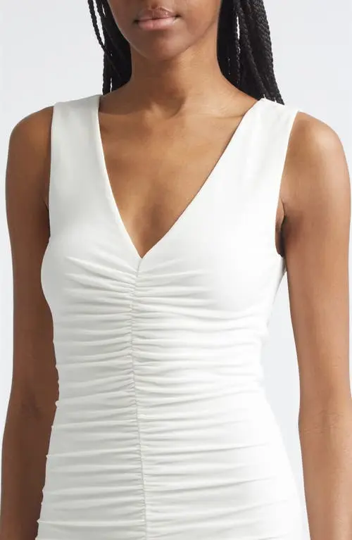 TOCCIN Inez Ruched Sleeveless Dress