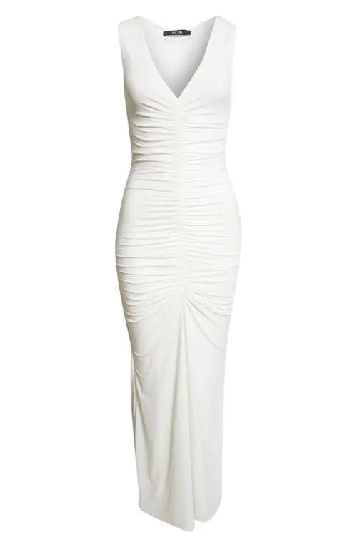 TOCCIN Inez Ruched Sleeveless Dress