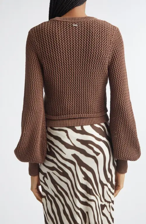 TOCCIN Tori Blouson Sleeve Cardigan