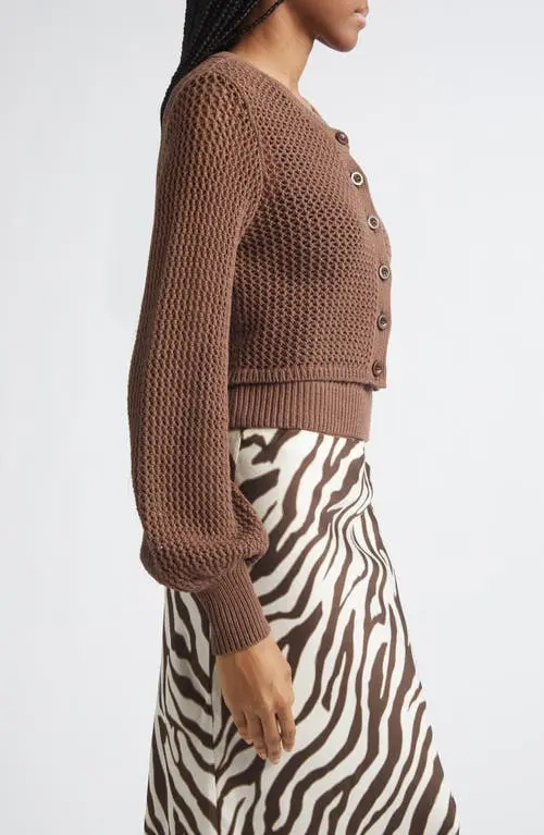 TOCCIN Tori Blouson Sleeve Cardigan