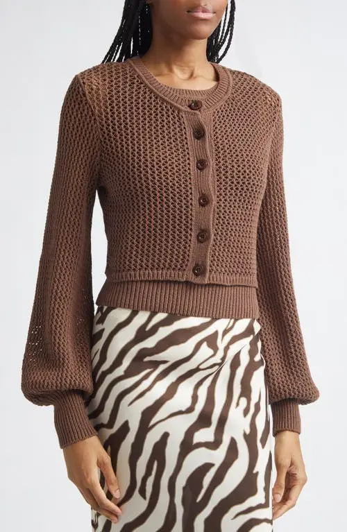 TOCCIN Tori Blouson Sleeve Cardigan
