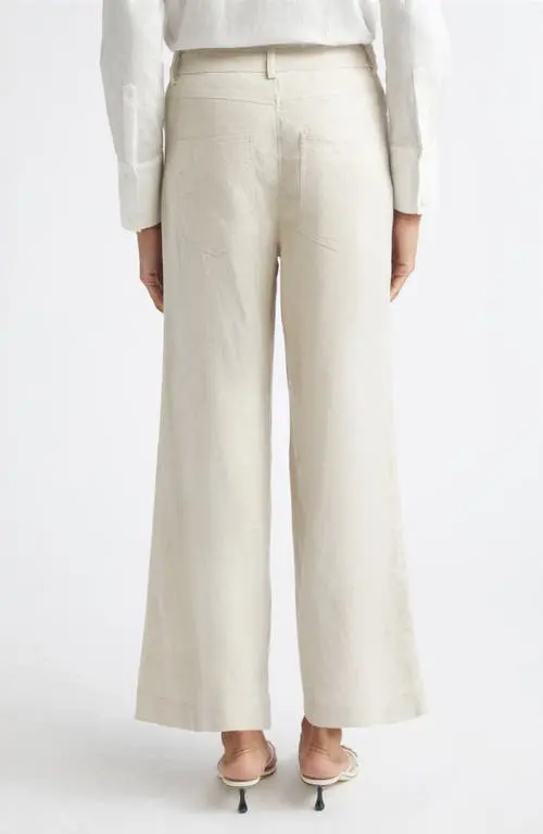 TOCCIN Blair Linen Blend Wide Leg Pants