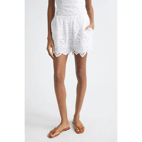 TOCCIN Pavlina Eyelet Embroidery Shorts