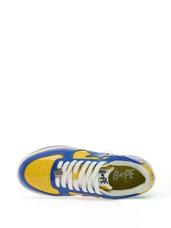A BATHING APE Sta Patent Leather Sneakers