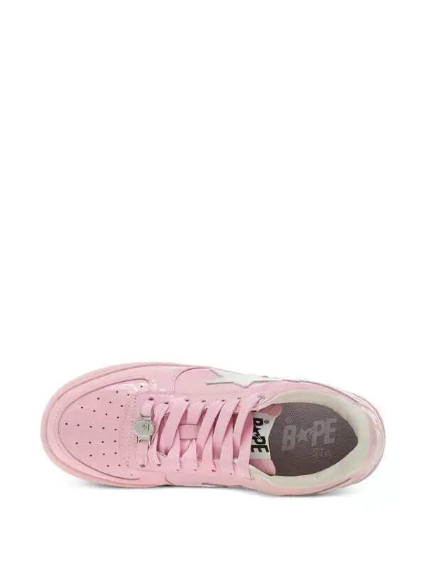 A BATHING APE Sta M2 Patent Leather Sneakers