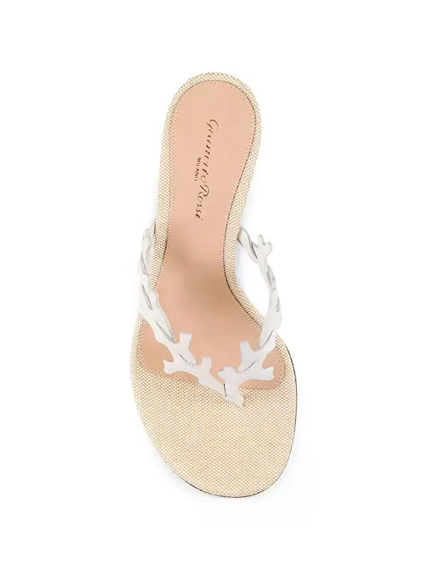 GIANVITO ROSSI High Stiletto Heel Thong Sandals