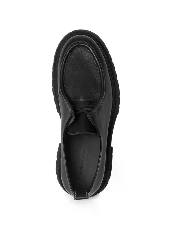 Manière De Voir Leather Lace-up Shoes - Black