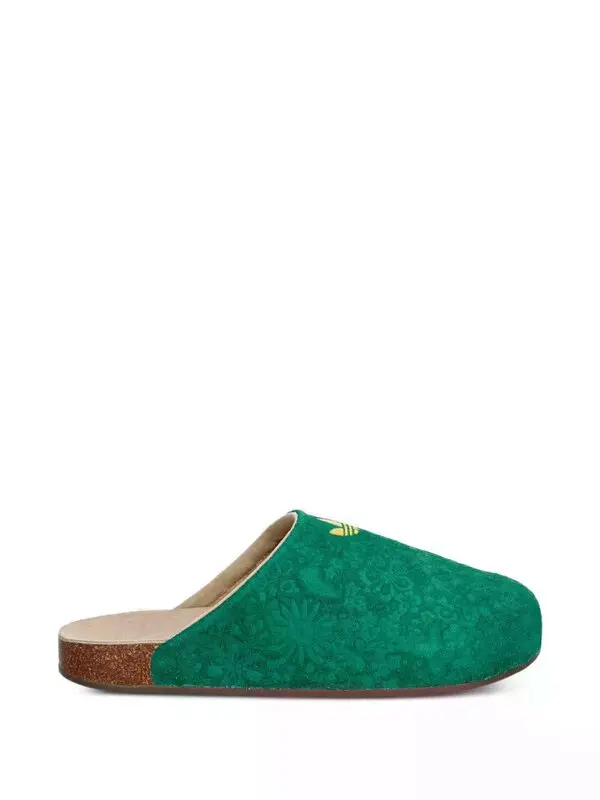 Adidas Adimule Floral-embossed Mules