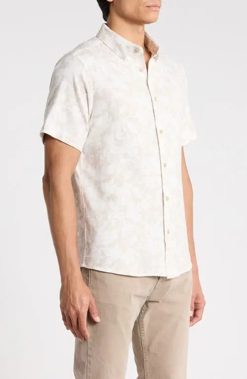7 Diamonds Silas Short Sleeve Stretch Button-up Shirt