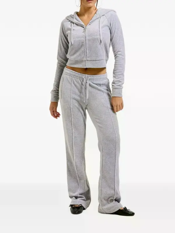 Juicy Couture Logo Detail Hoodie - Grey