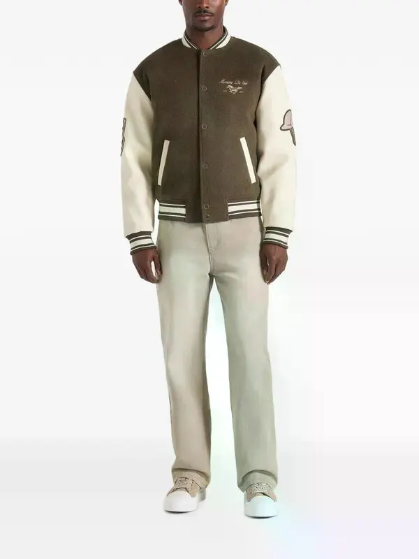 Manière De Voir Equestrian Wool-blend Varsity Jacket