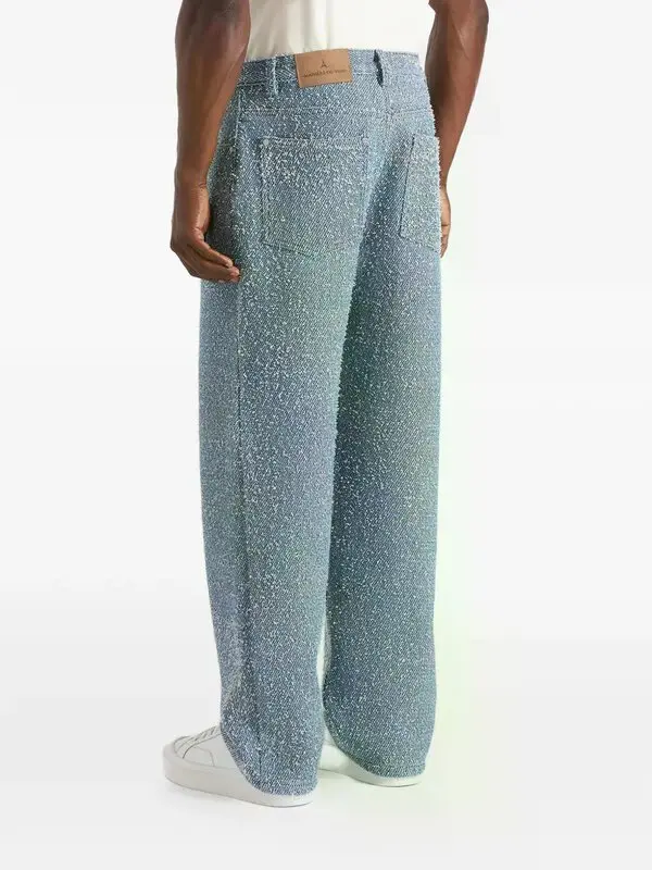 Manière De Voir Arnault Bouclé Relaxed-fit Jeans - Blue