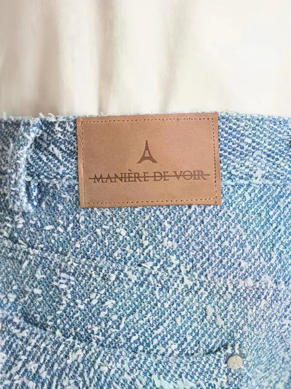 Manière De Voir Arnault Bouclé Relaxed-fit Jeans - Blue