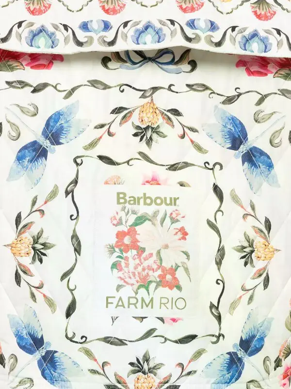 Barbour X Farm Rio Azelia Quilted Jacket
