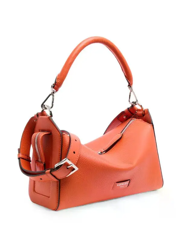 LANCEL Louison Grained Leather Shoulder Bag