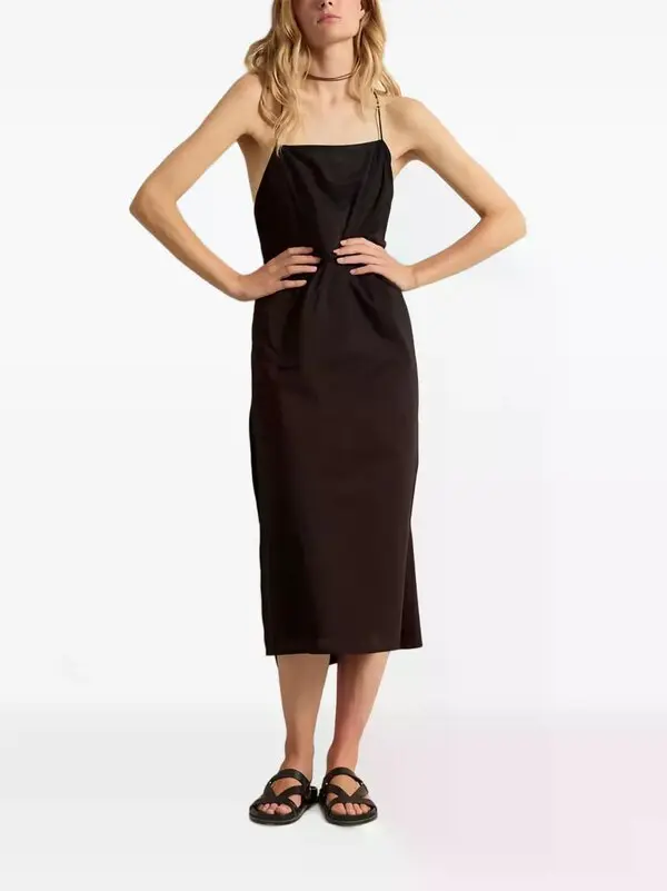 Mare Di Latte Midi Abbie Open-back Dress