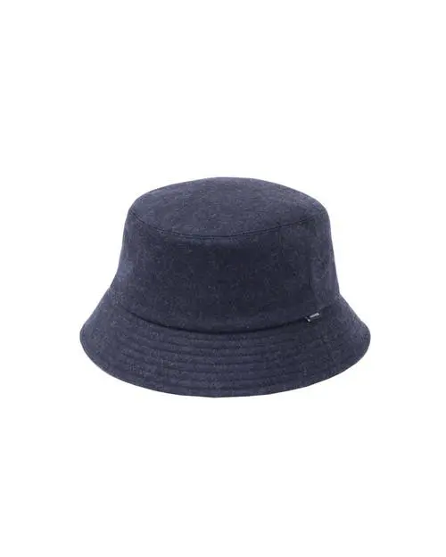 VOWELS Cashmere Bucket Hat - Navy