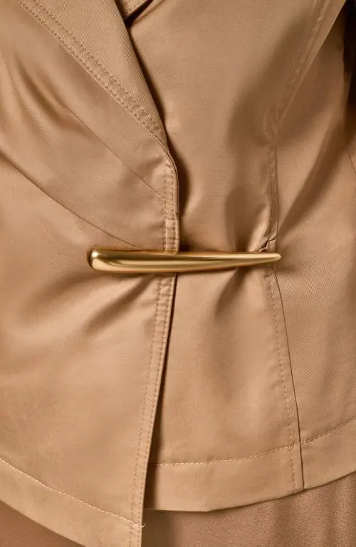 Donna Karan New York Bar Hardware Cotton Blend Jacket