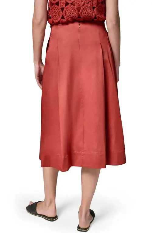 Donna Karan New York Pleated A-line Skirt