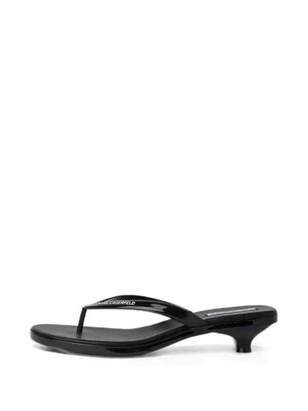 Karl Lagerfeld Jelly Heeled Sandals