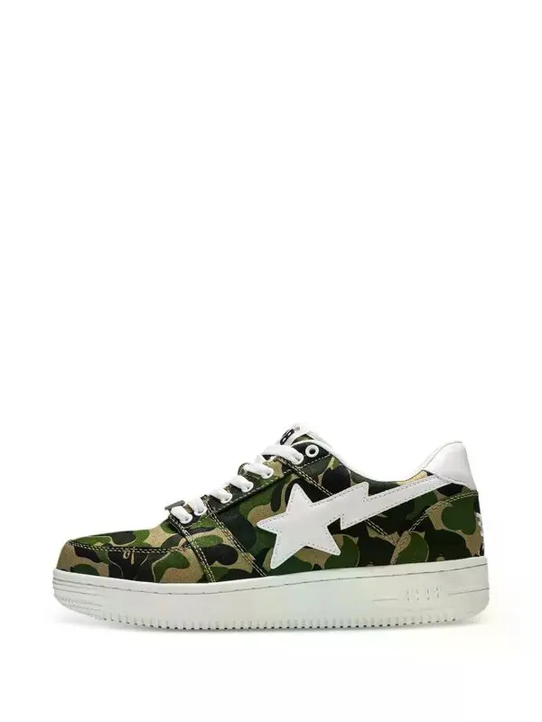 A BATHING APE Sta Abc Camouflage-print Sneakers - Green