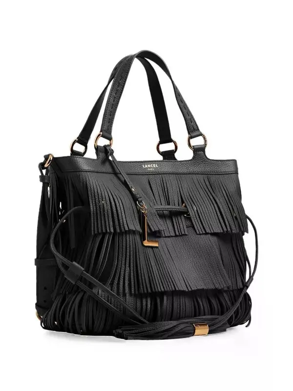 LANCEL Premier Flirt Fringed Bucket Bag