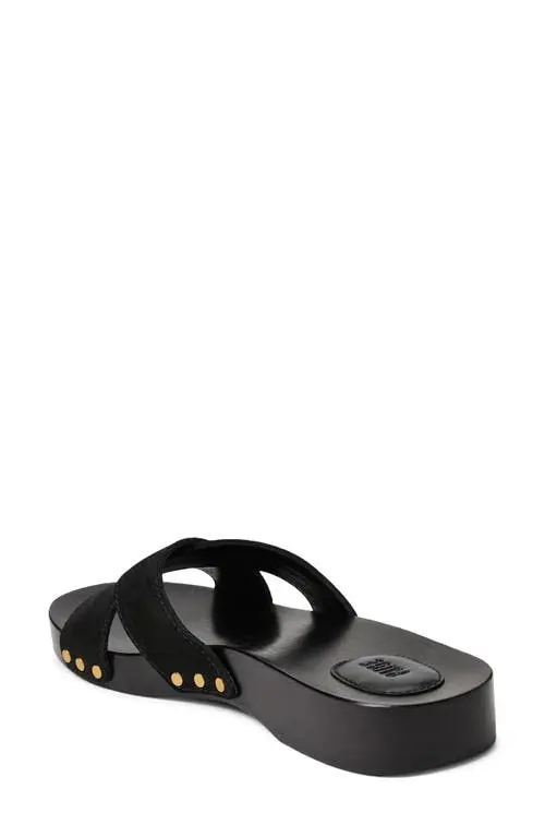 Paige Inez Slide Sandal - Black