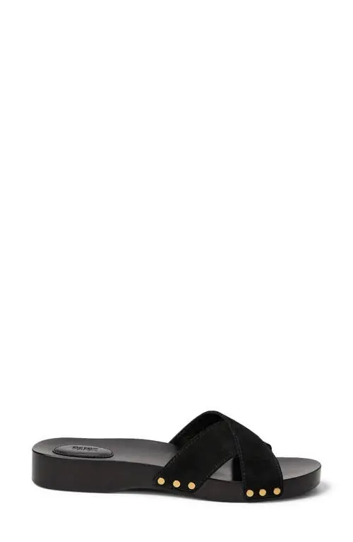 Paige Inez Slide Sandal - Black