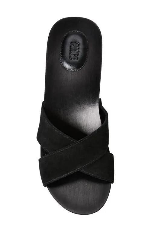 Paige Inez Slide Sandal - Black