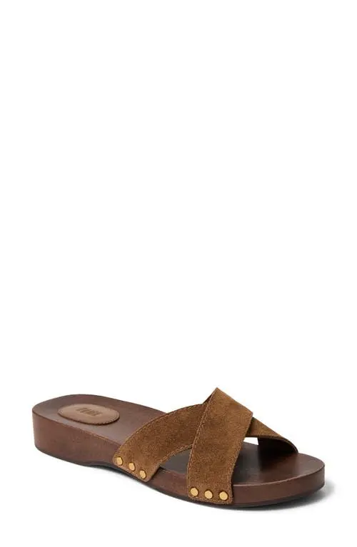 Paige Inez Slide Sandal - Chestnut