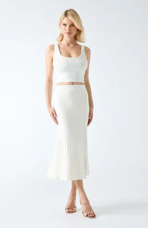 MARCIANO Kaeda Knit Side Slit Skirt