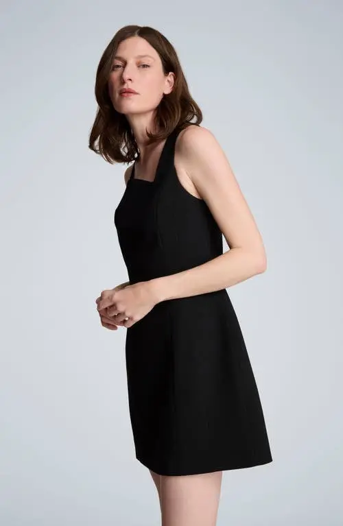 KENNETH COLE Sculpted Sleeveless Minidress - Black