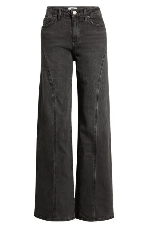 YMI Bella Seam Detail Wide Leg Jeans
