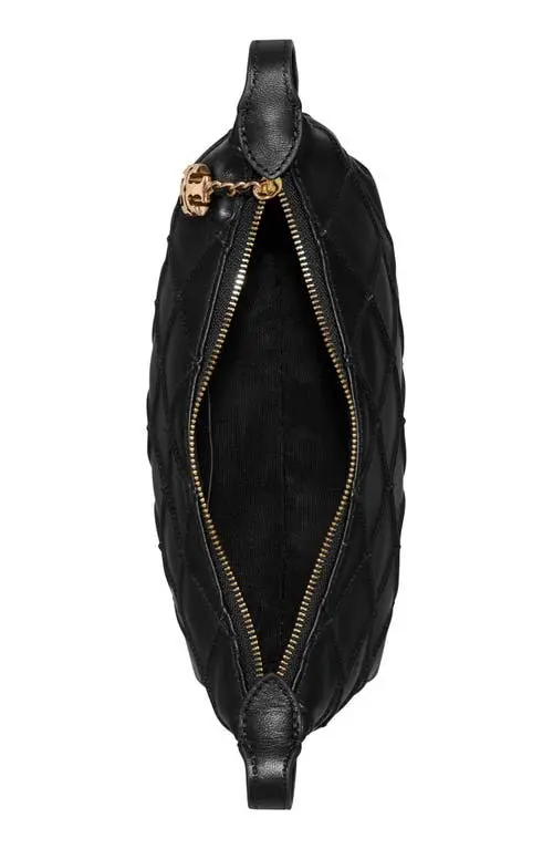 Tory Burch Fleming Pochette Quilted Leather Shoulder Bag