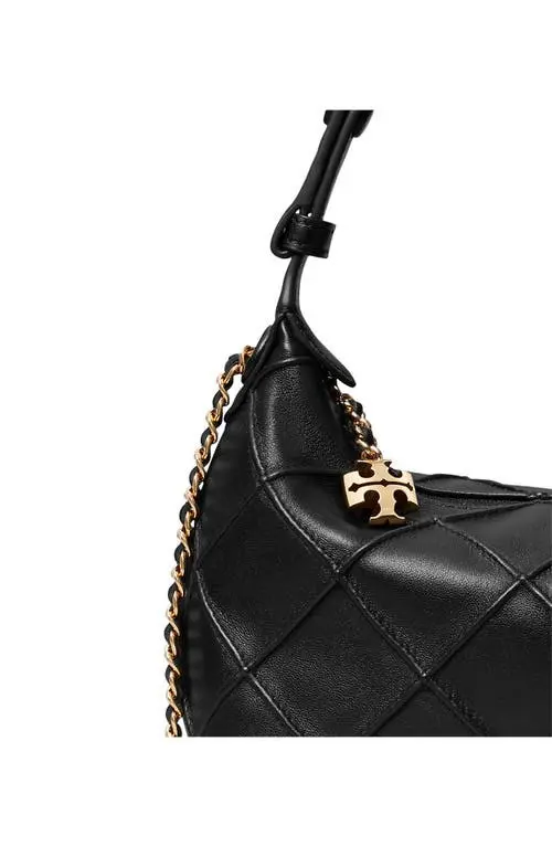 Tory Burch Fleming Pochette Quilted Leather Shoulder Bag