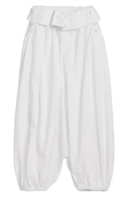 Desigual Wide Leg Cotton Balloon Pants