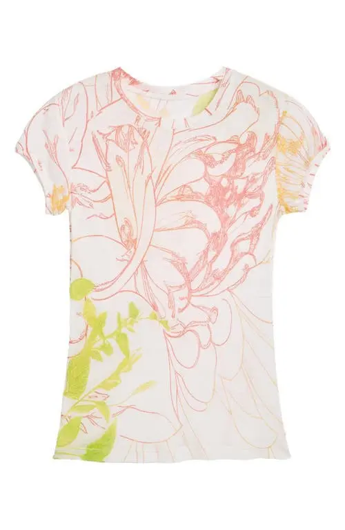 Desigual Floral Print Modal T-shirt