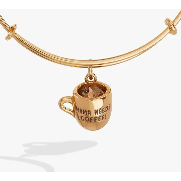 ALEX AND ANI Margarita Charm Bangle - Silver