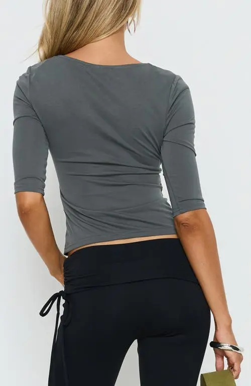 Princess Polly Back To Friends V-neck Top