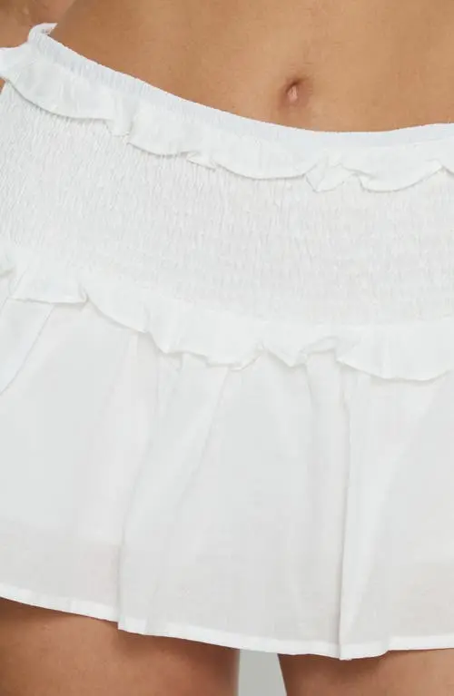 Princess Polly Corabel Smocked Waist Miniskort