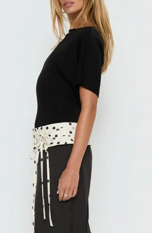 Princess Polly Arazia Contrast Hem Top