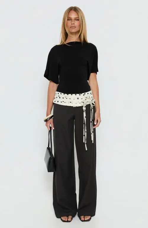 Princess Polly Arazia Contrast Hem Top