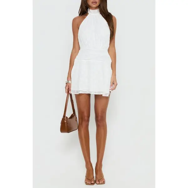 Princess Polly Lucky Ones Halter Minidress