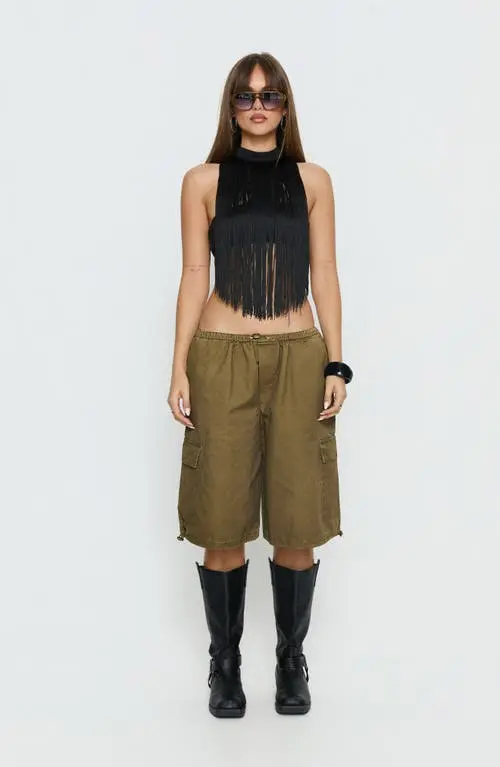 Princess Polly Zephyrine Fringe Halter Neck Bralette