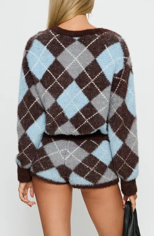 Princess Polly Kenlea Argyle Cardigan
