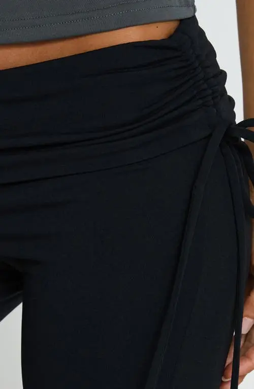 Princess Polly Capri Pants With Channeled Waistband And Side Ties