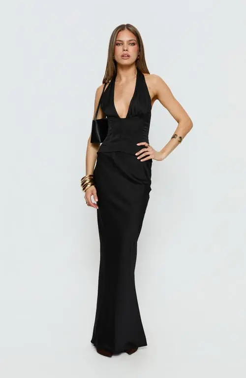 Princess Polly In A Trance Corset Halter Gown