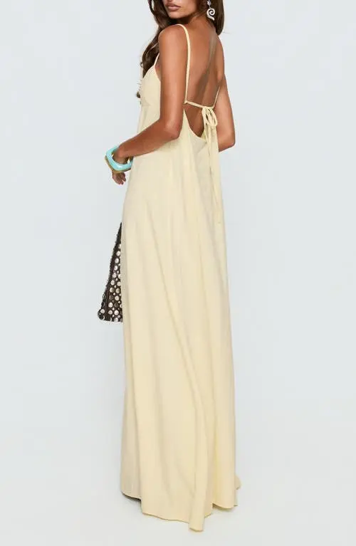 Princess Polly Solie Tie Back Maxi Dress